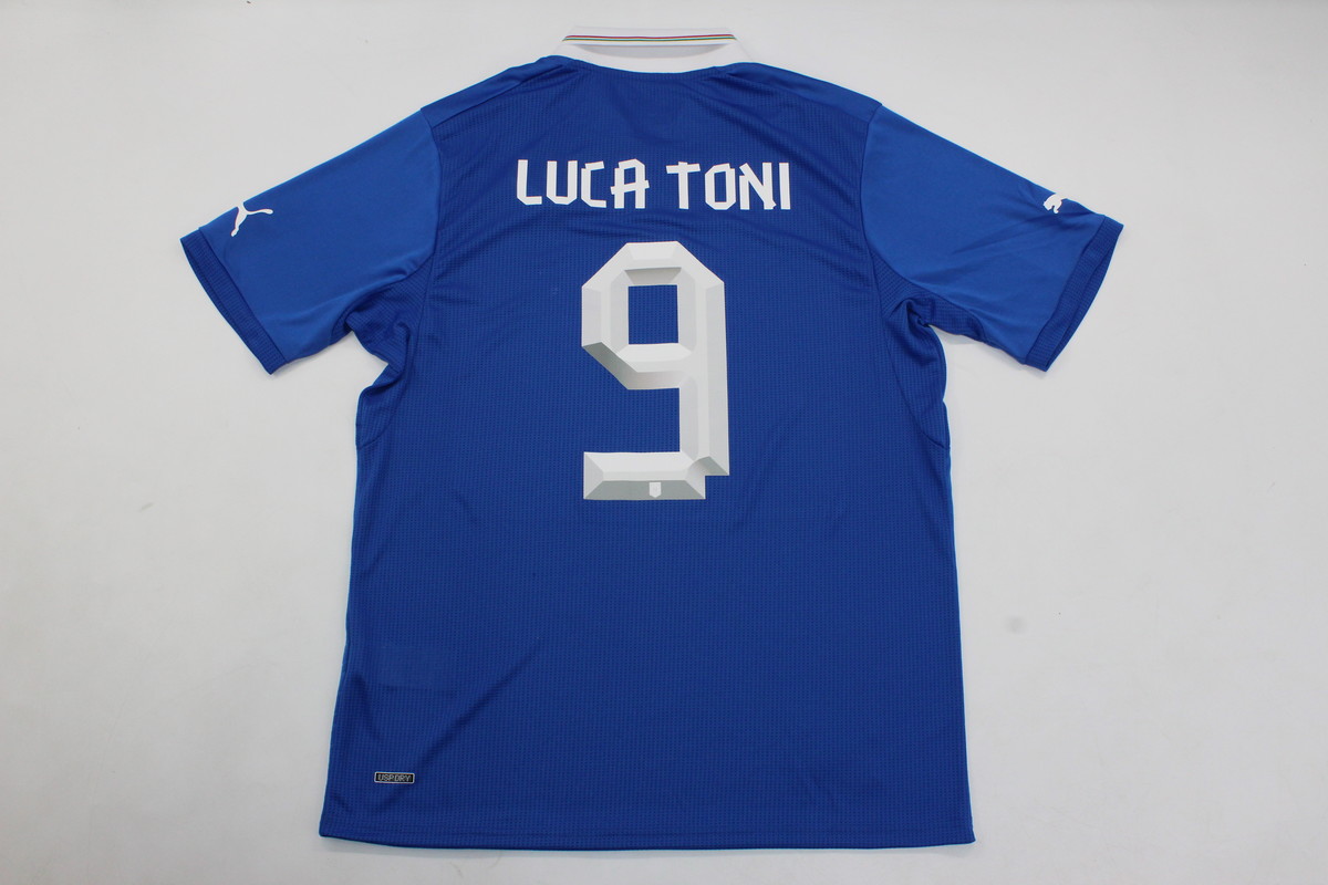 US$ 35.00 - Retro Jersey 2012 Italy LUCA TONI 9 Home Soccer Jersey ...