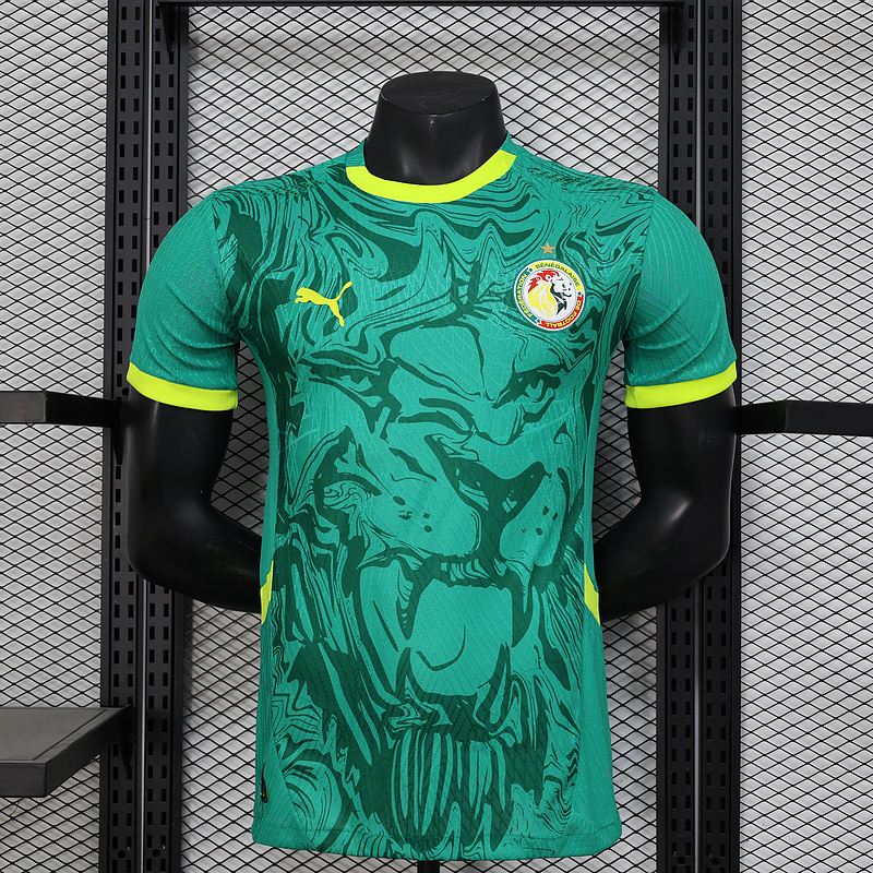 US$ 35.00 - Player Version 2025 Senegal Away Green Soccer Jersey ...