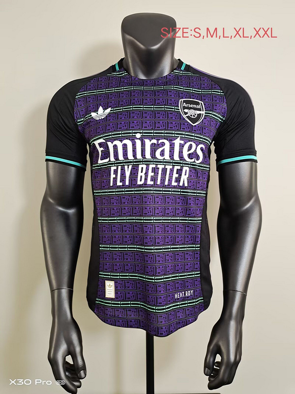 US$ 35.00 - Player Version 2025-2026 Arsenal Purple Footbal Shirt ...