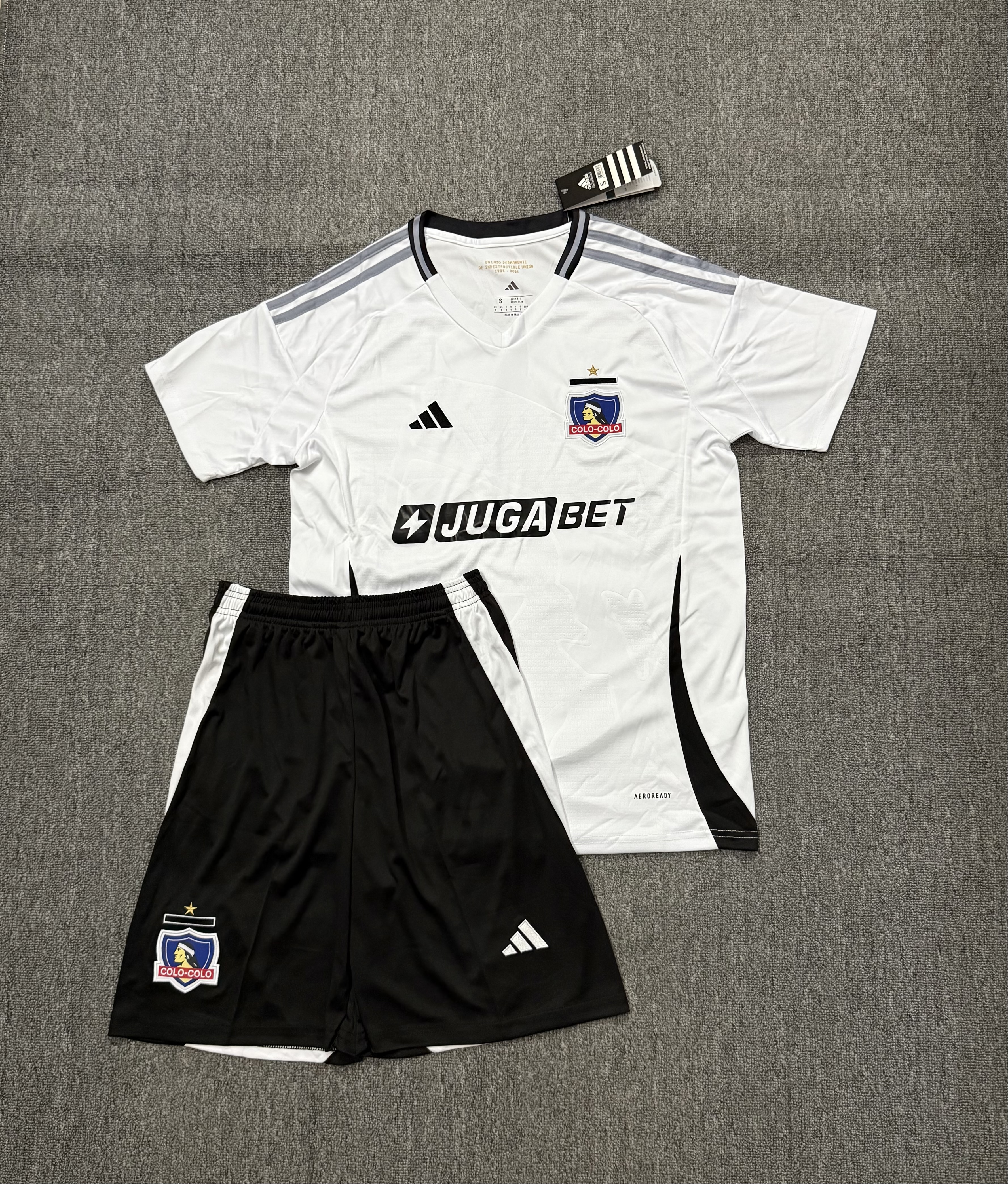 US$ 32.00 - Adult Uniform 2025-2026 Colo-Colo Home Soccer Jersey Shorts ...