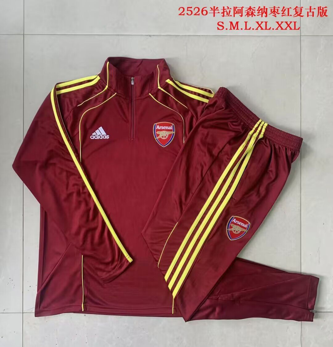 US$ 49.00 - 2025-2026 Arsenal Red Soccer Training Sweater and Pants ...