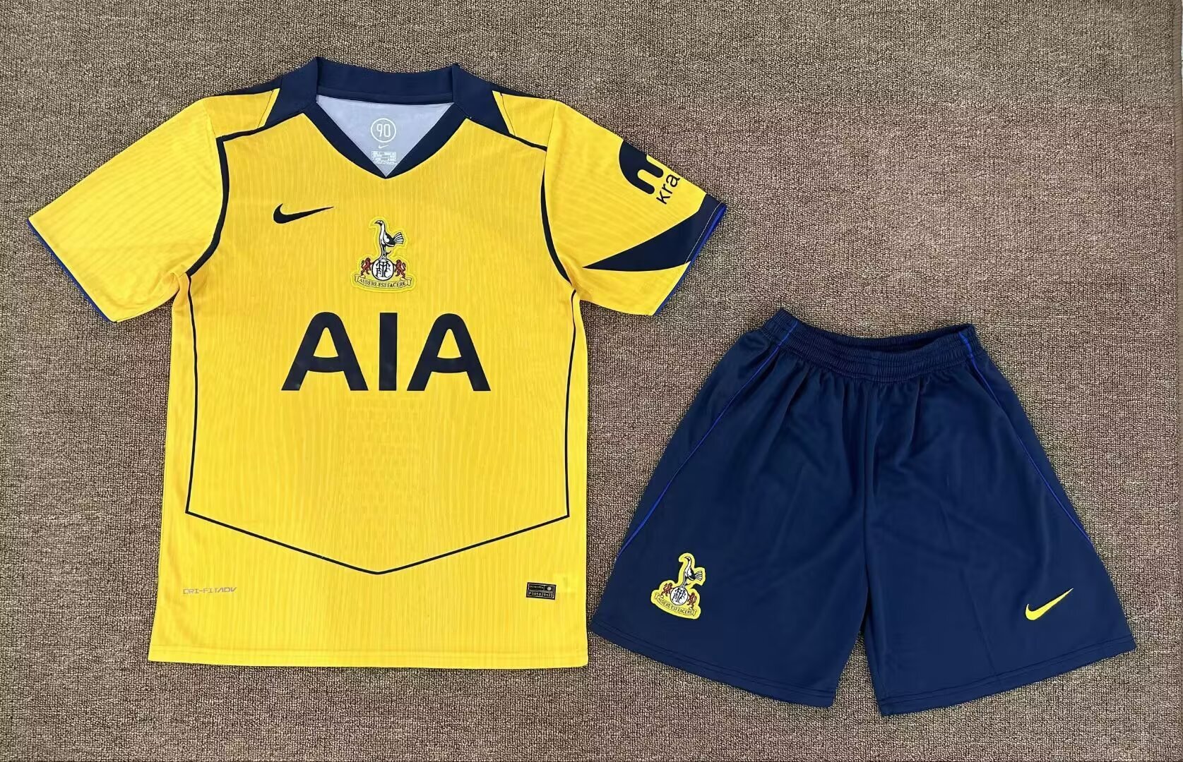 US$ 39.00 - Adult Uniform 2025-2026 TOT Third Away Yellow Soccer Jersey ...