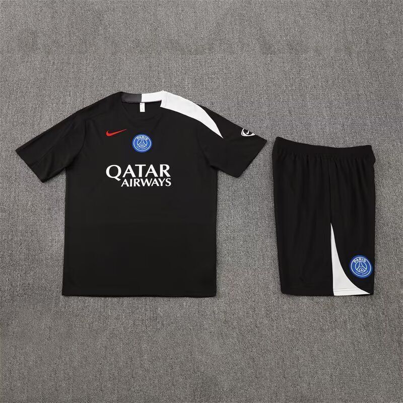 US$ 35.00 - Adult Uniform 2025-2026 PSG Black/White Soccer Training ...