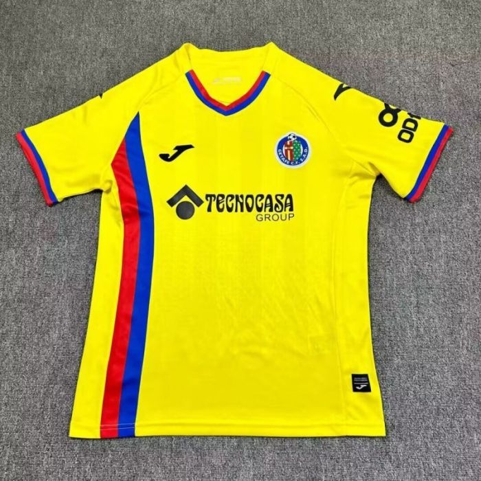 US$ 32.00 - Fans Version 2025-2026 Getafe Third Away Yellow Soccer ...