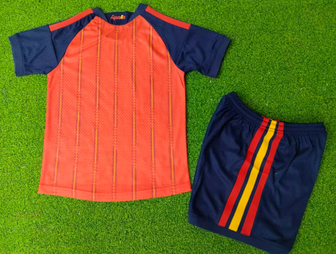 US$ 28.00 - Player Version Youth Uniform Kids Kit 2026 Spain Home ...