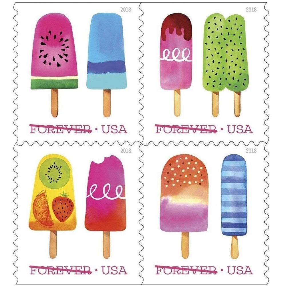 US$ 27.99 - Frozen Treats 2018 - 5 Booklets / 100 Pcs - www.stpsod.com