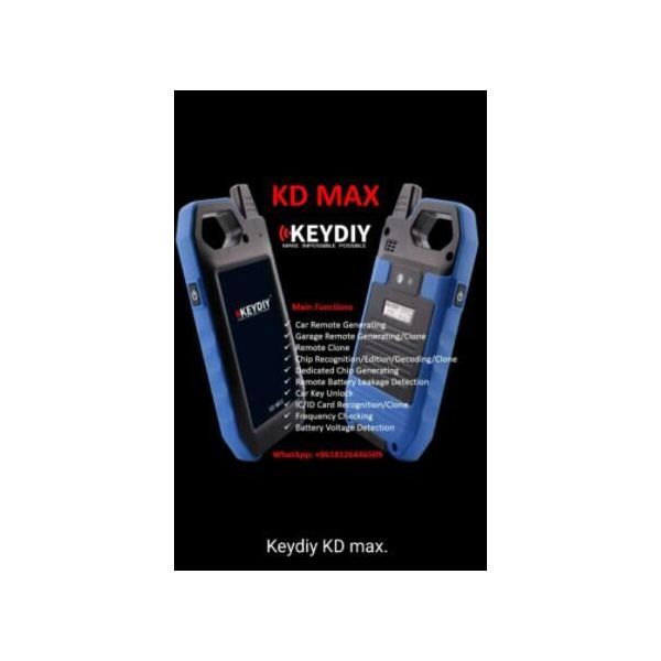 KEYDIY KD-MAX Car Key Programmer Auto Remote Generator / Chip Reader ...