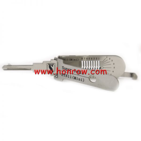 Original Super Tools HYN11(mini) 2 in 1 decode and lockpick