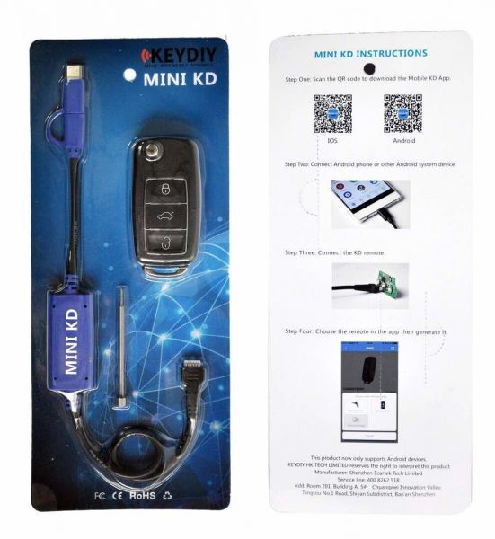 KD Mini Cable Used for making remote key on phone,support more than ...