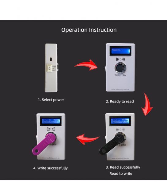 TMRF-2RW TM iButton Programmer Duplicator Cloner Copier 125Khz RFID Reader Writer