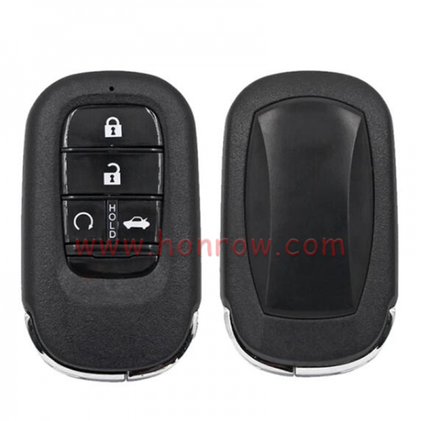 For Honda 4 button Smart Remote Car key with 433MHZ 4A Chip FCC ID ...