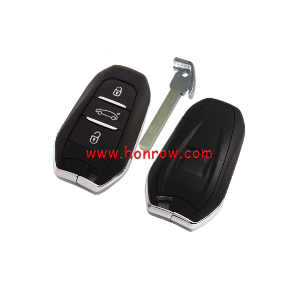 For Citroen 3 button remote key blank