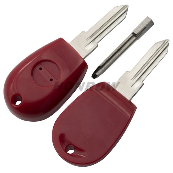 Alfa transponder key blank with Red Color