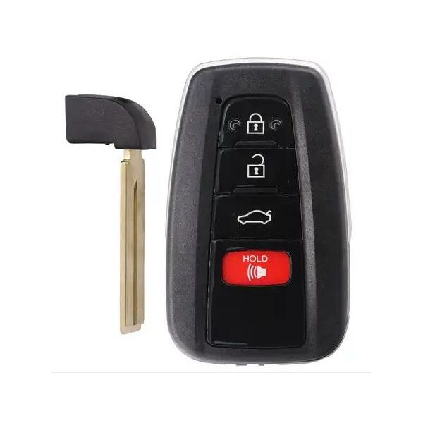 For Toy 4 button ASK 314.3MHz Smart Remote Key 8Achip TOY12 FCC ID ...