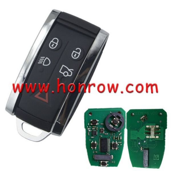 For Jaguar 5 button Smart remote key with PCF7953A 315MHZ for JAGUAR XF ...