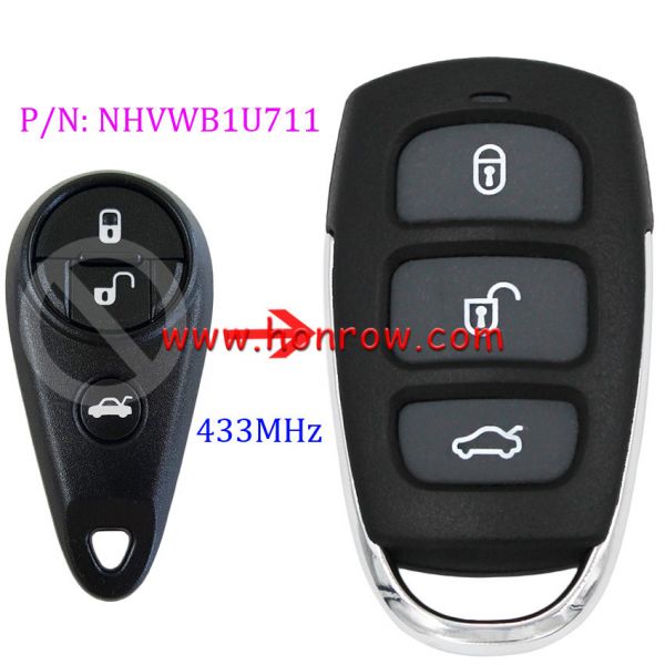 For Subaru Upgraded Remote Car Key control Fob 3Button 433MHZ P/N ...