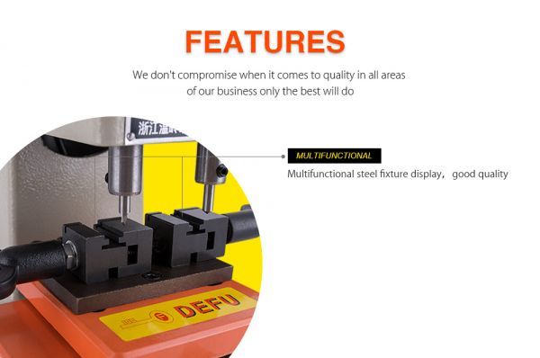 DEFU 368A Vertical Key Cutter Defu Key Cutting Machine For Duplicating ...