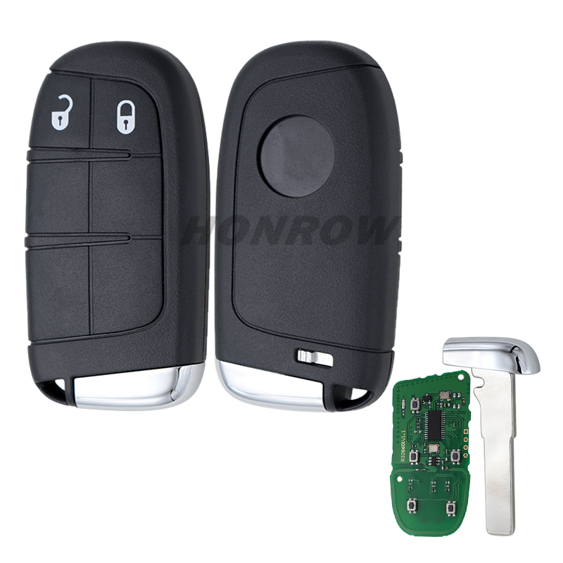 For Fiat 2 button remote key