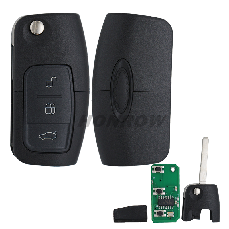 Ford Focus remote key with 4D63 chip and 315Mhz