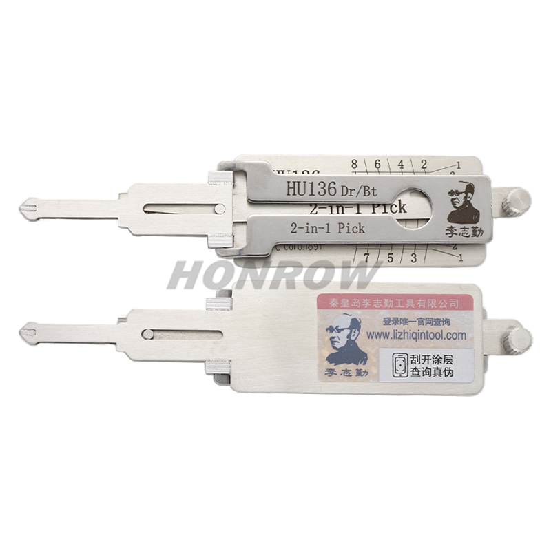 Original Lishi HU136 Dr/Bt 2 in 1 decode and lockpick