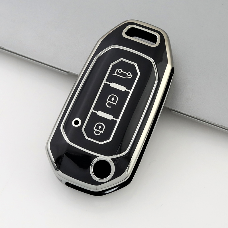 Sliver TPU Car Key Cover For Ford Key Protect Case
