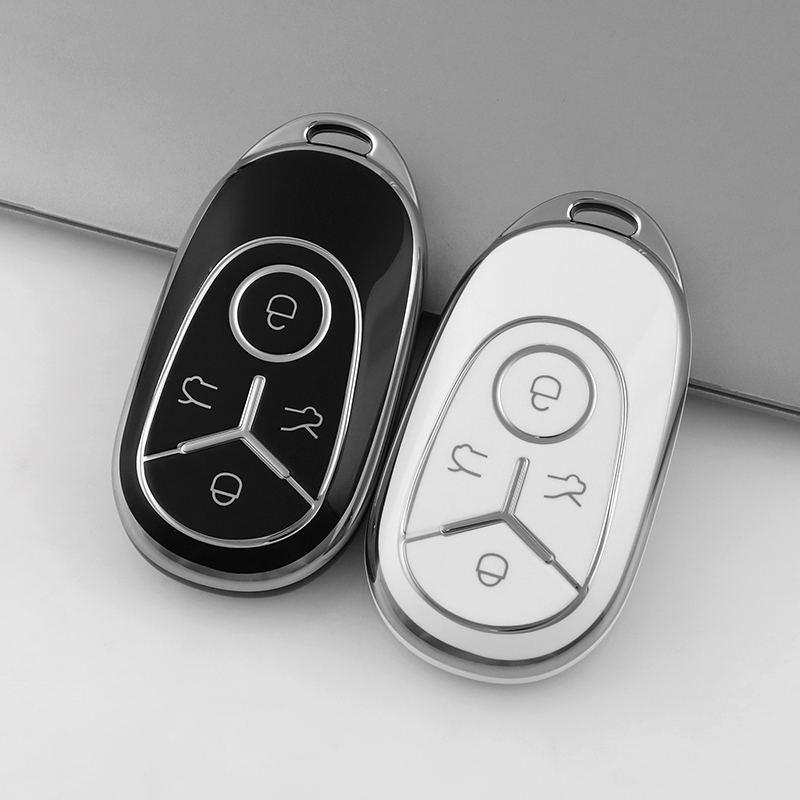 Sliver TPU Car Key Cover For GEOME Key Protect Case