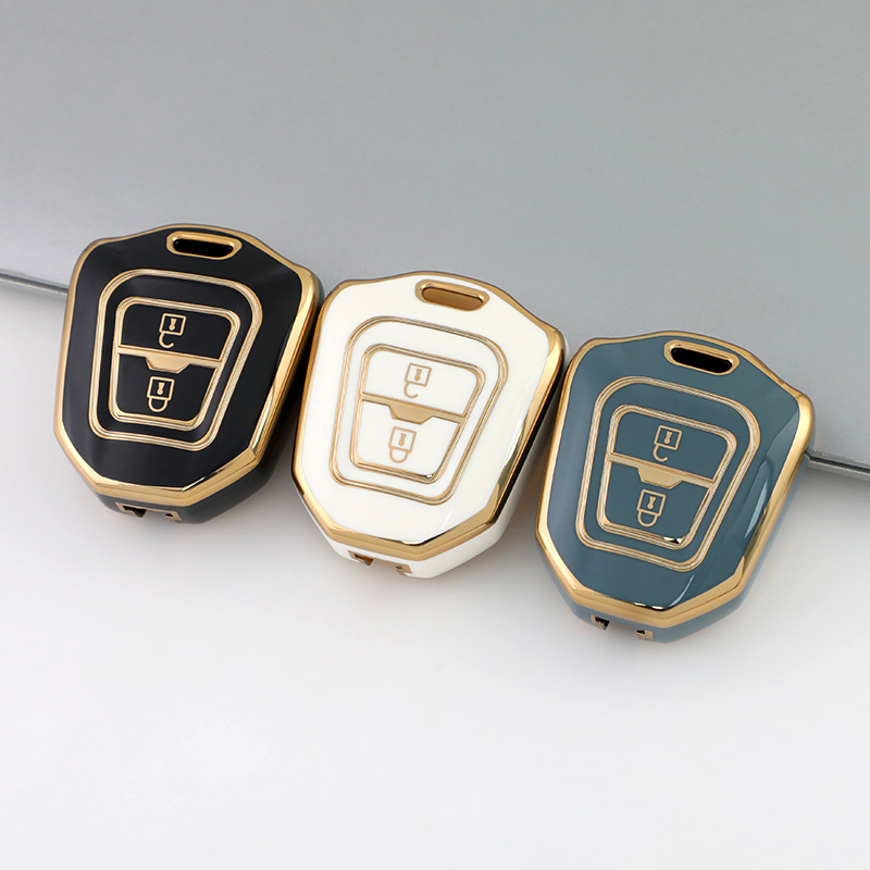 Gold TPU Car Key Cover For Isuzu Key Protect Case