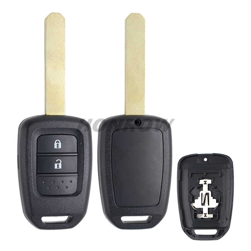 Honda 2 button remote key blank