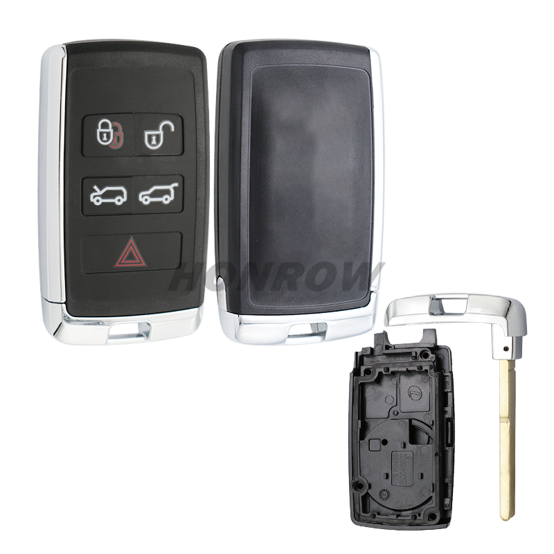 For Landrover replacement 5 button remote key blank without logo